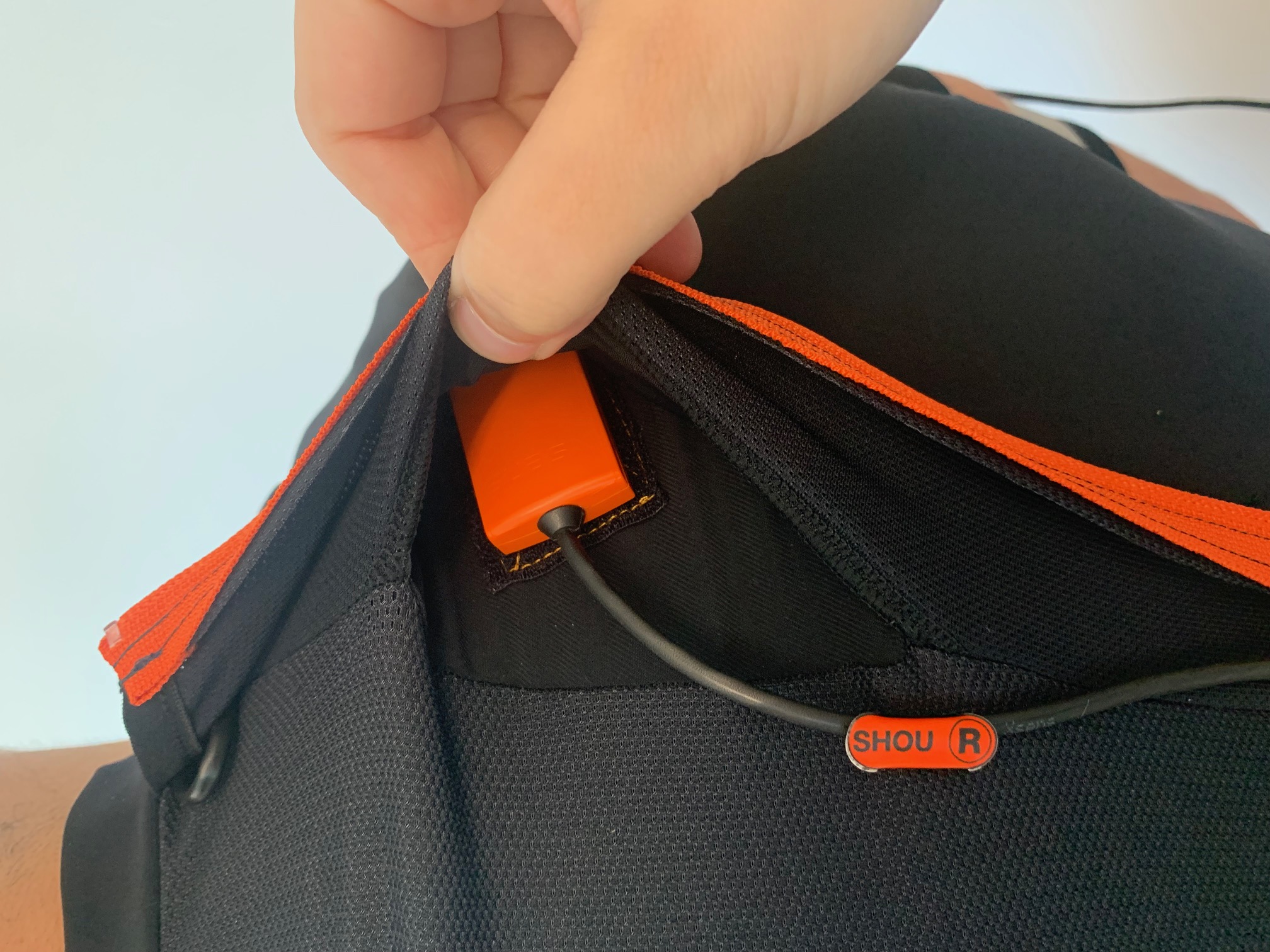 Xsens Link Shirt Sensor Placement