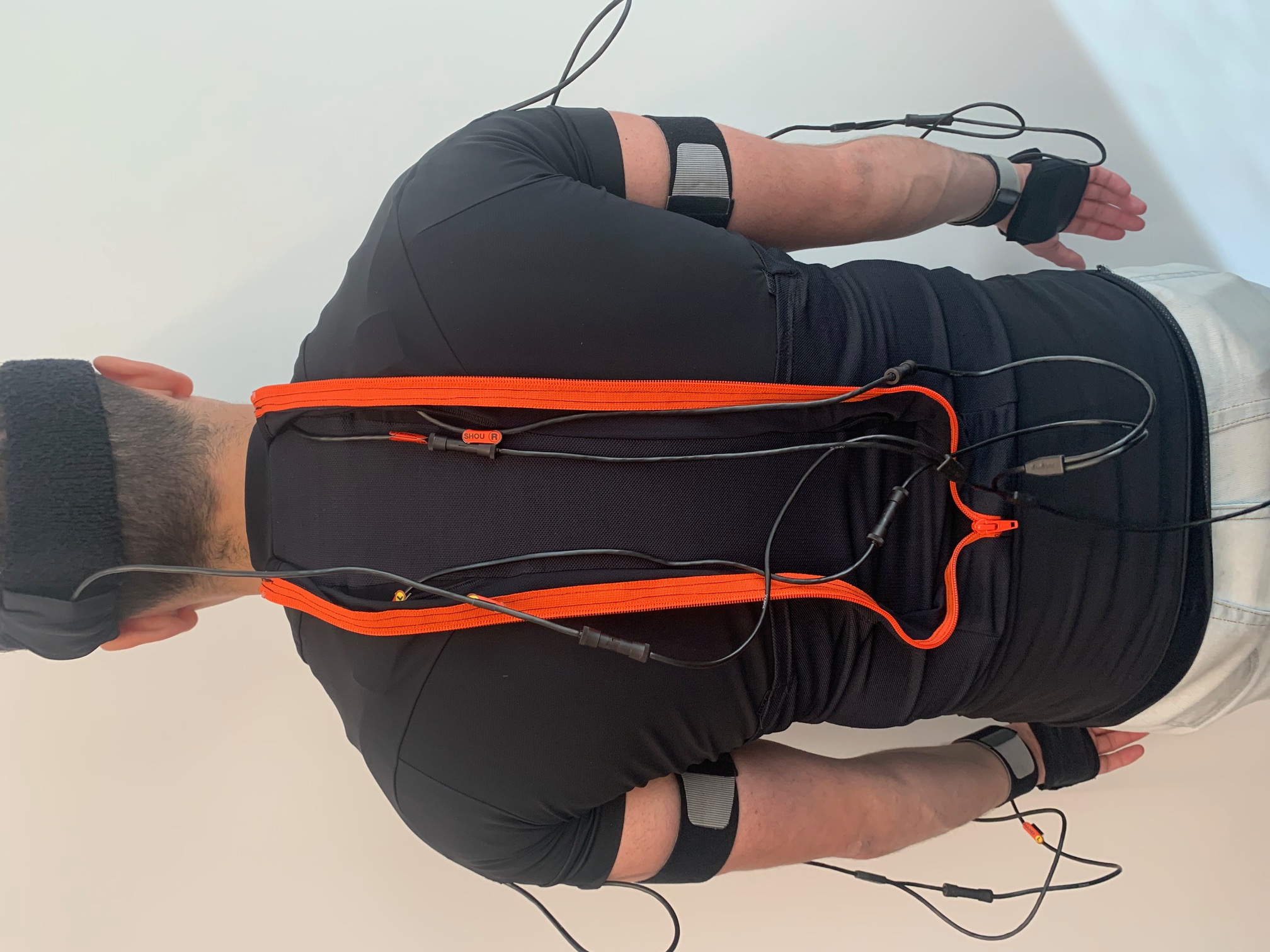 Xsens Link Shirt Sensor Placement