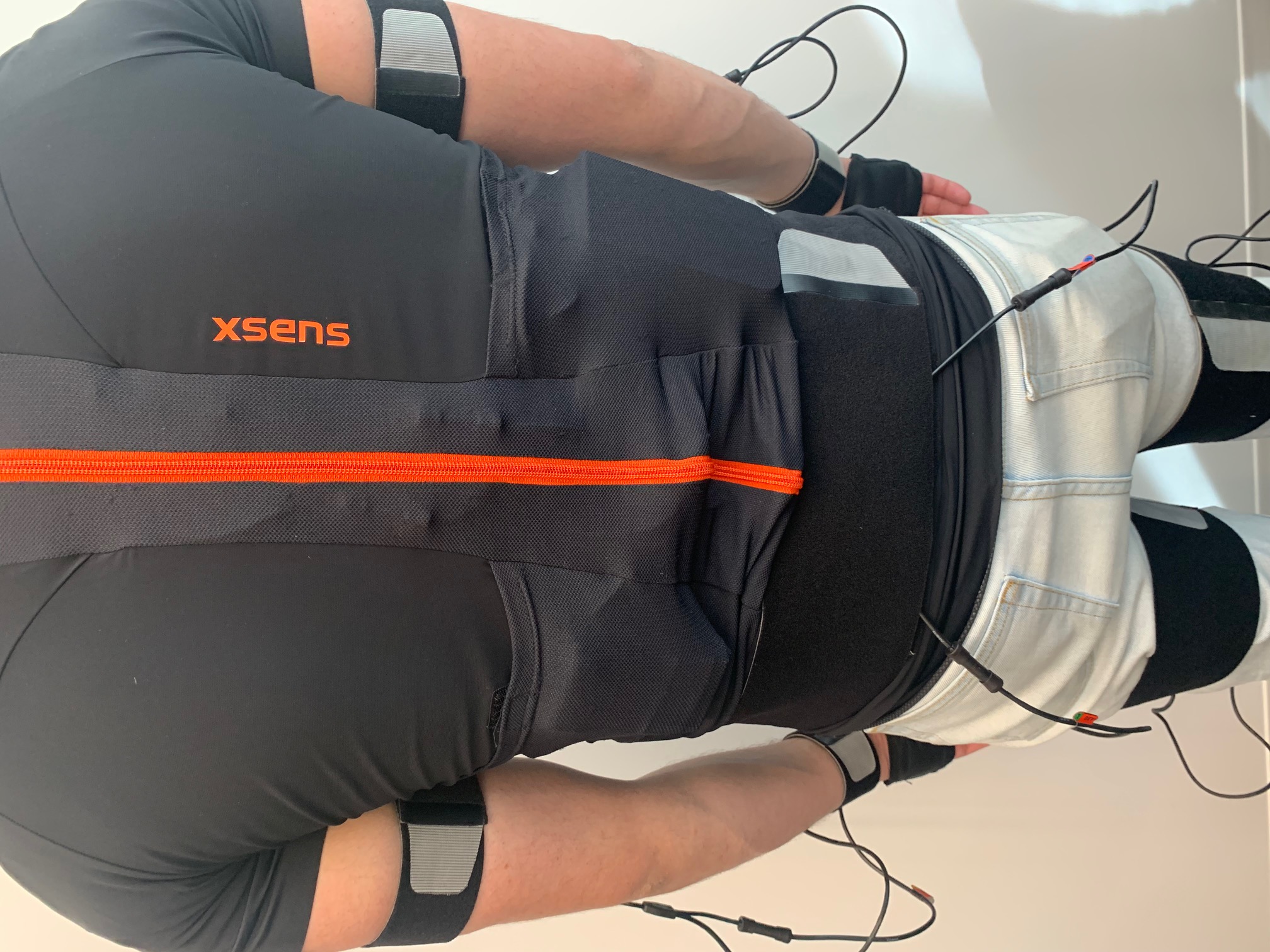 Xsens Link Shirt Sensor Placement