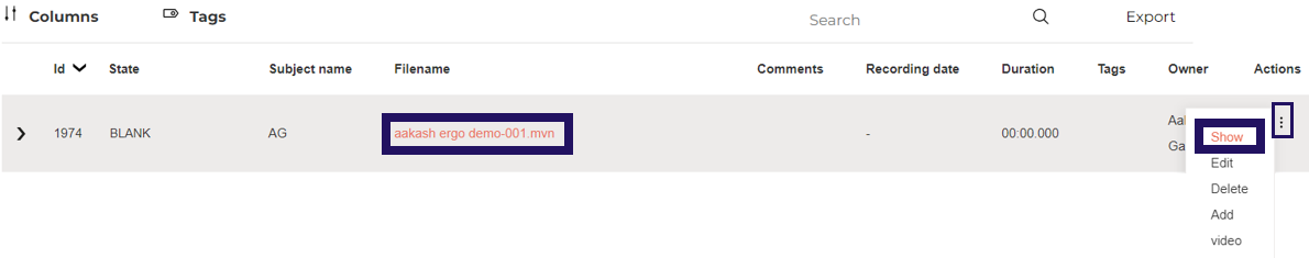 RULA Report - How to generate a report?