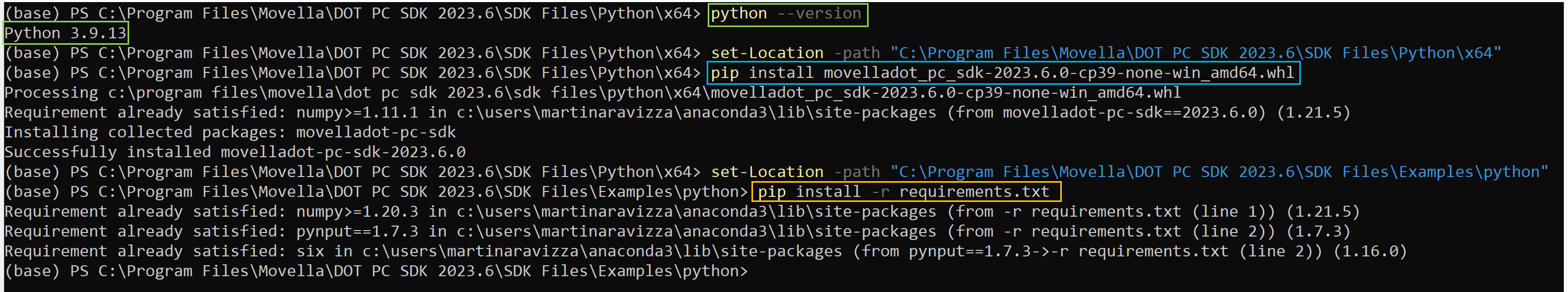 Movella DOT PC SDK Guide