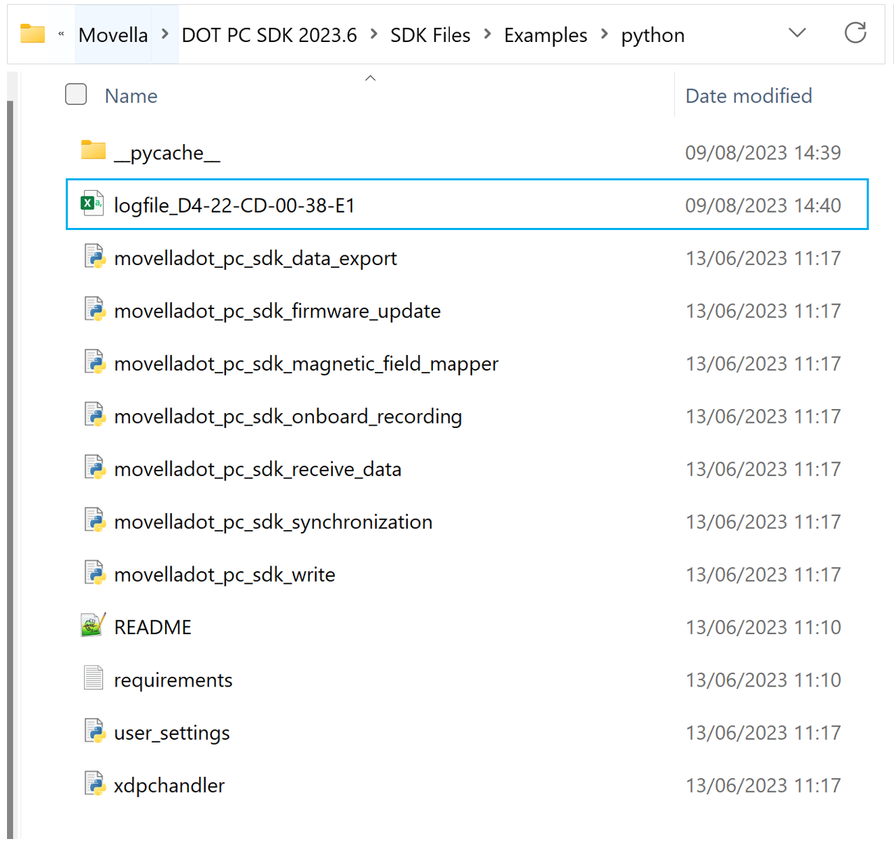 Movella DOT PC SDK Guide