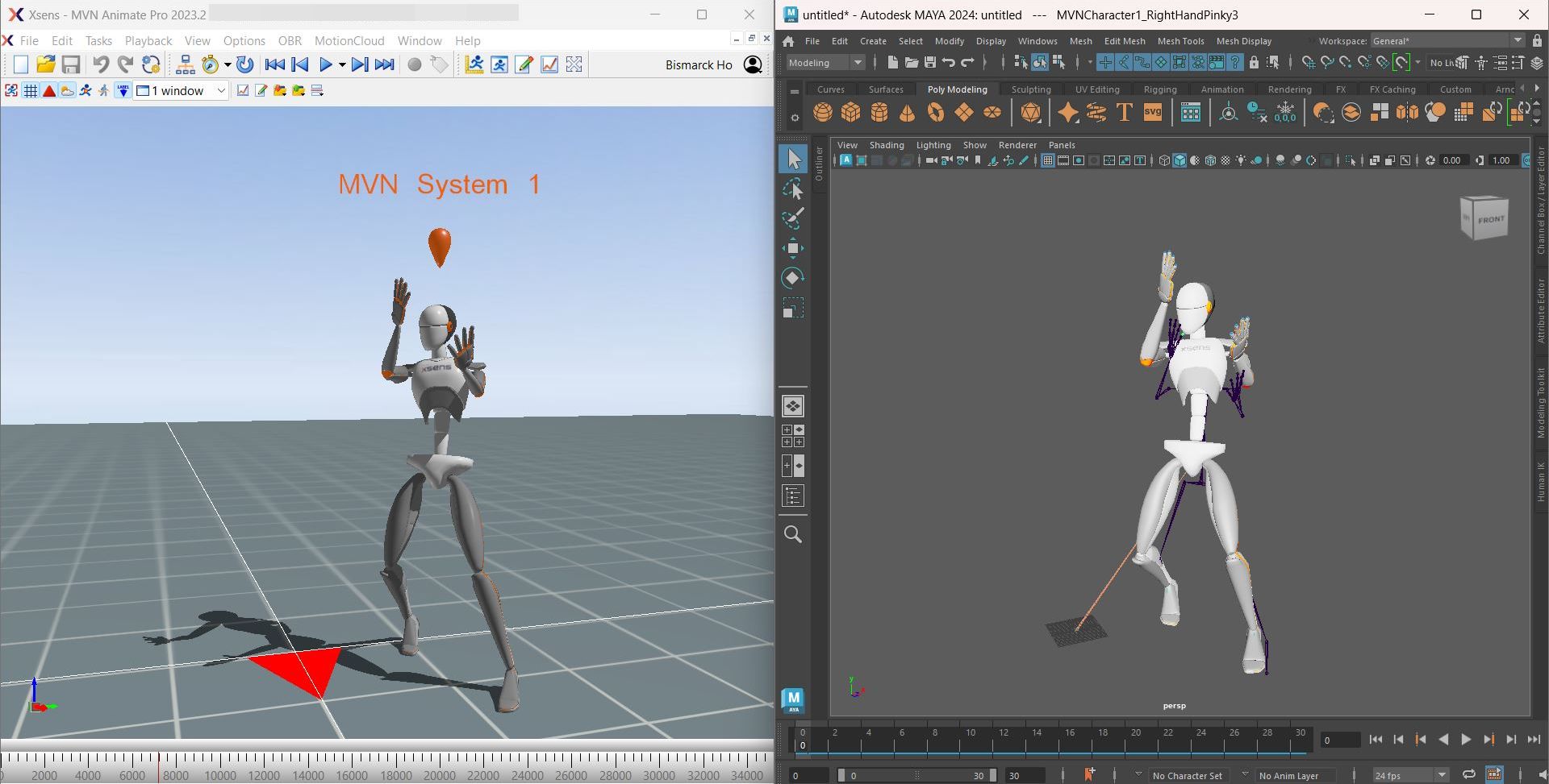 MVN Maya Live Plugin