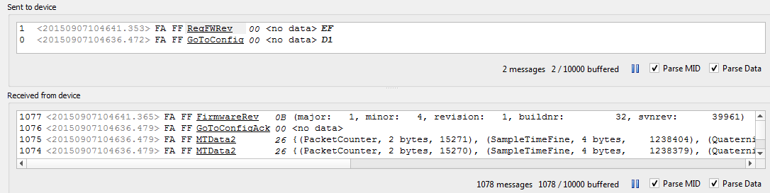 How to determine the Firmware version of your MTi
