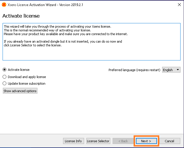 How to activate a Network License