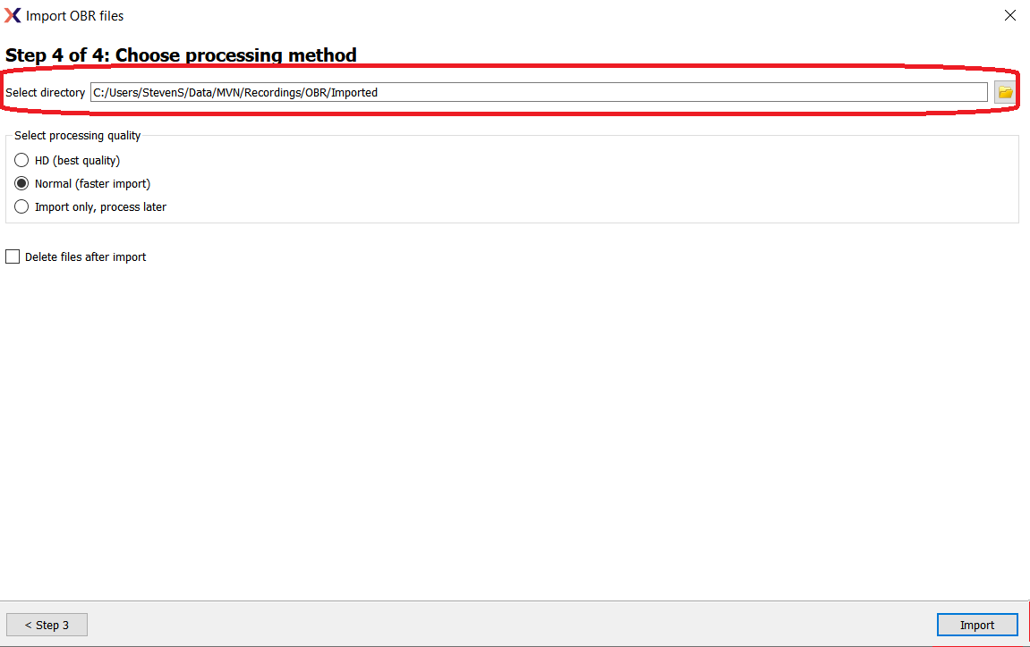 On Body Recording (OBR)