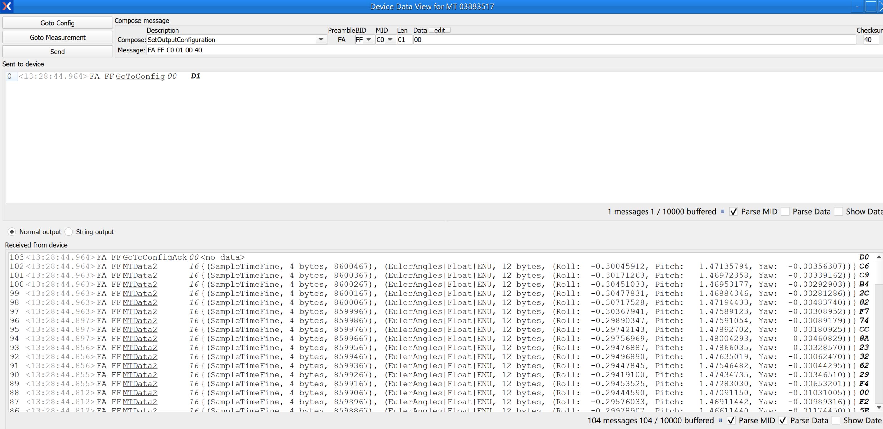 如何使用Device Data View来学习使用MT 低级通信