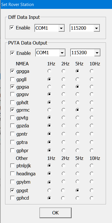 Interfacing a GNSS/INS device with the SinoGNSS K803 GNSS receiver
