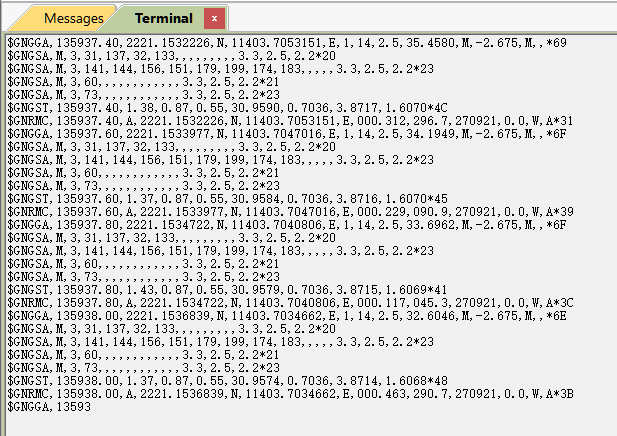 Interfacing a GNSS/INS device with the SinoGNSS K803 GNSS receiver