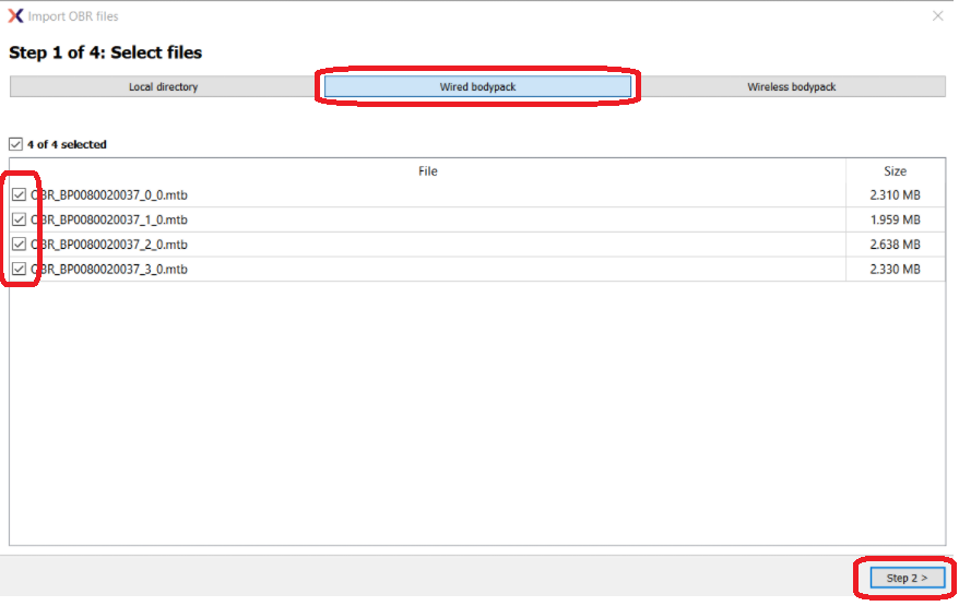 On Body Recording (OBR)