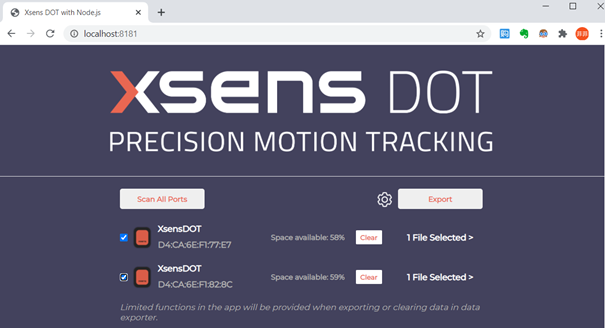 Xsens DOT APP Guide v2020.4