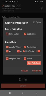 Xsens DOT APP Guide v2020.4