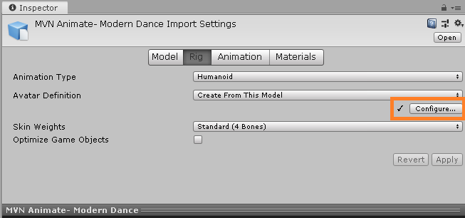 FBX import into Unity