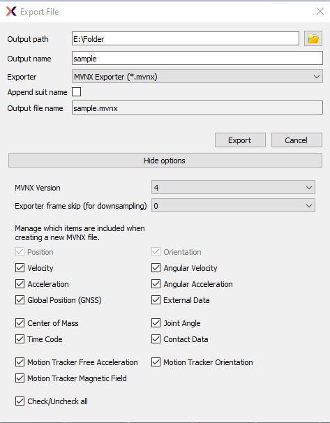 MVNX Version 4 - File Structure