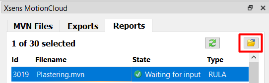 Generate reports with the MVN MotionCloud integration