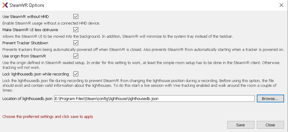 HTC Vive Setup Guide