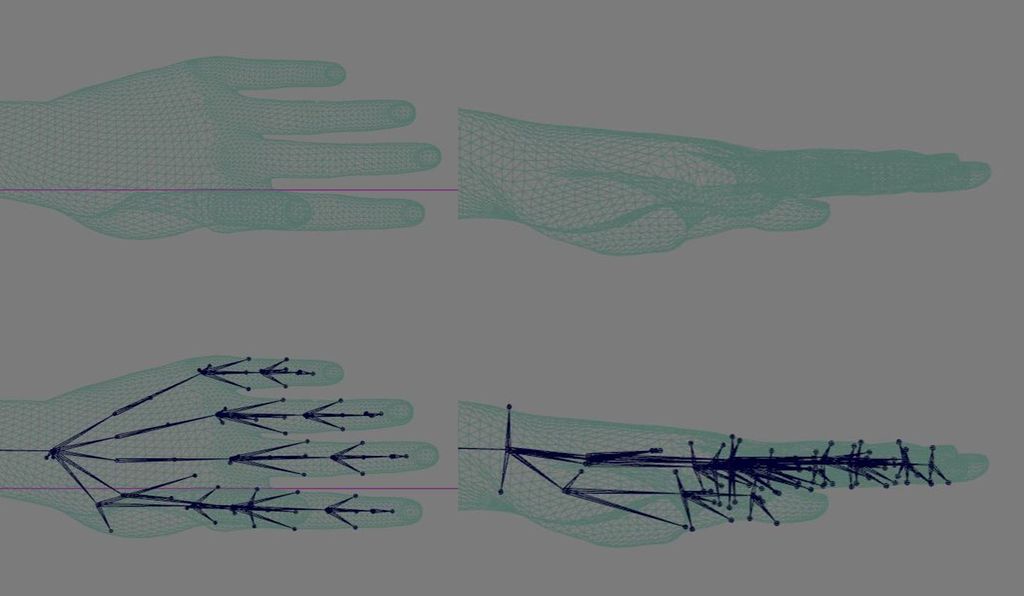 T-pose of Character for live streaming and offline animation