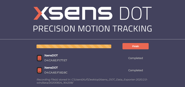 Movella DOT Data Exporter