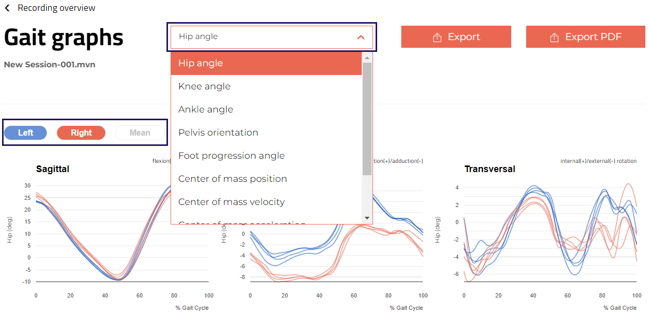 Gait Report - How to interpret the data?