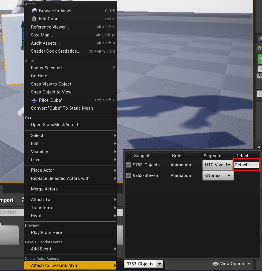 MVN Unreal Live Link Plugin Advanced Features