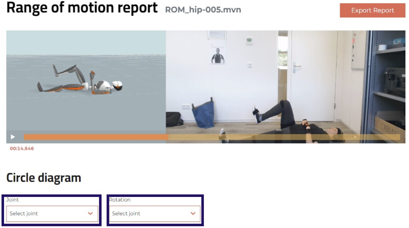 Range of Motion Report - How to interpret the report?