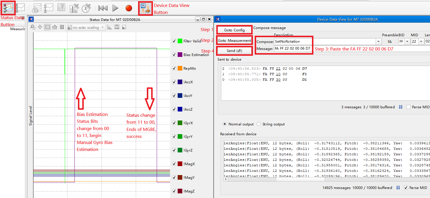 Manual Gyro Bias Estimation (MGBE)