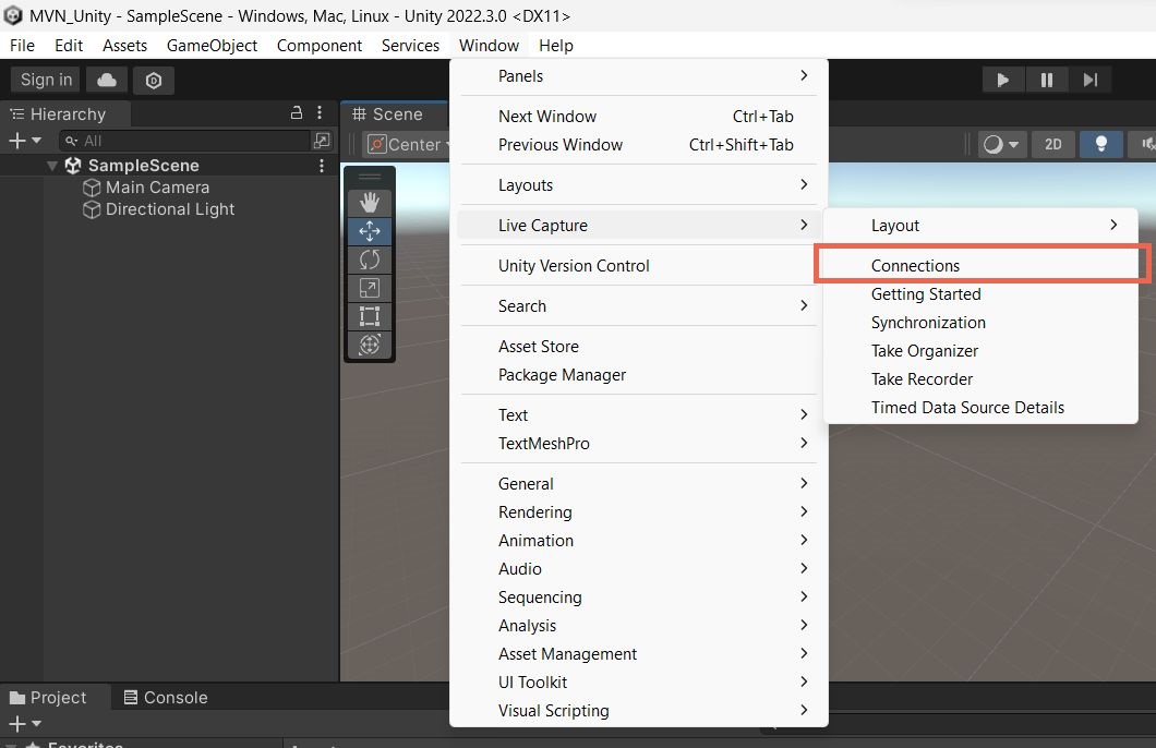 MVN Unity Live Plugin