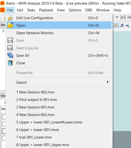 Recording, Reprocessing, and Exporting