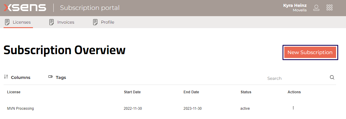 Manage MotionCloud Subscriptions