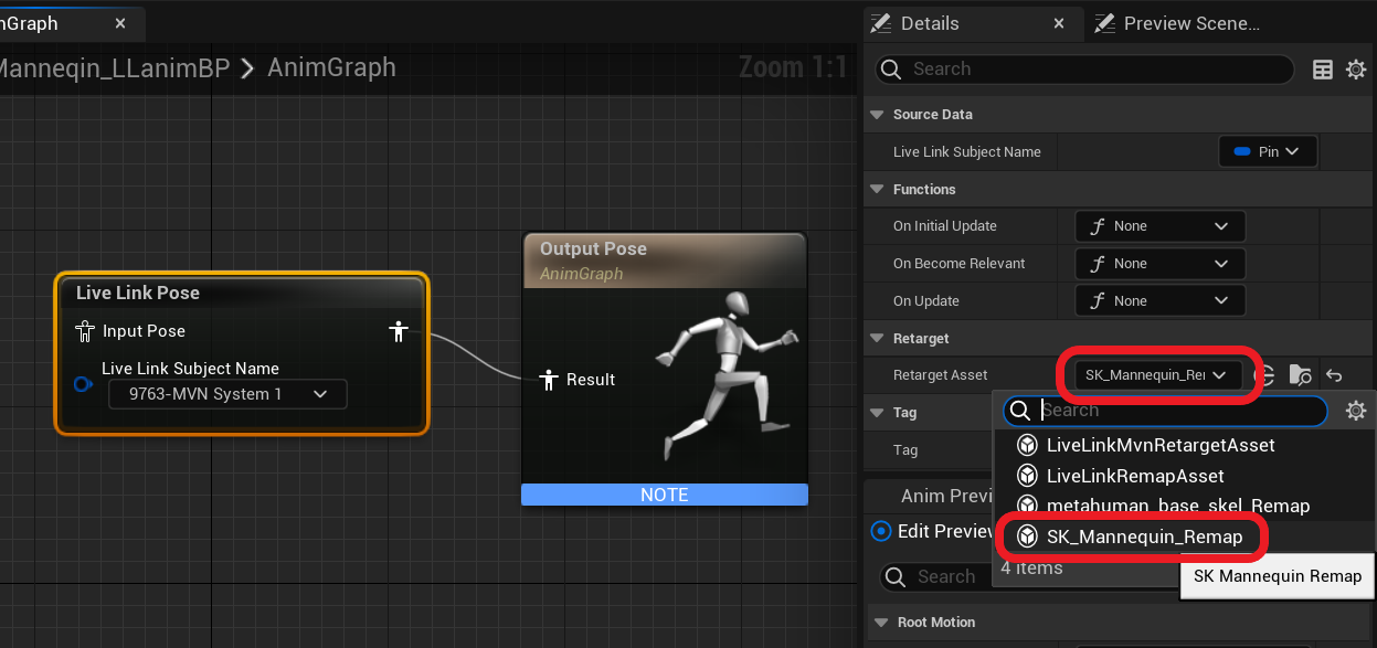 MVN Unreal Live Link Plugin UE5