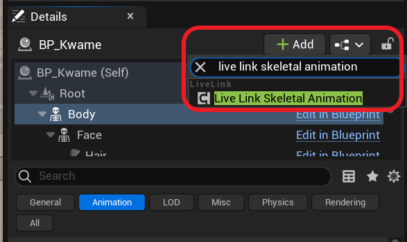 MVN Unreal Live Link Plugin UE5