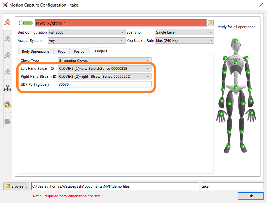 Full Body Mocap: Link, Live Link Face, StretchSense, Vive