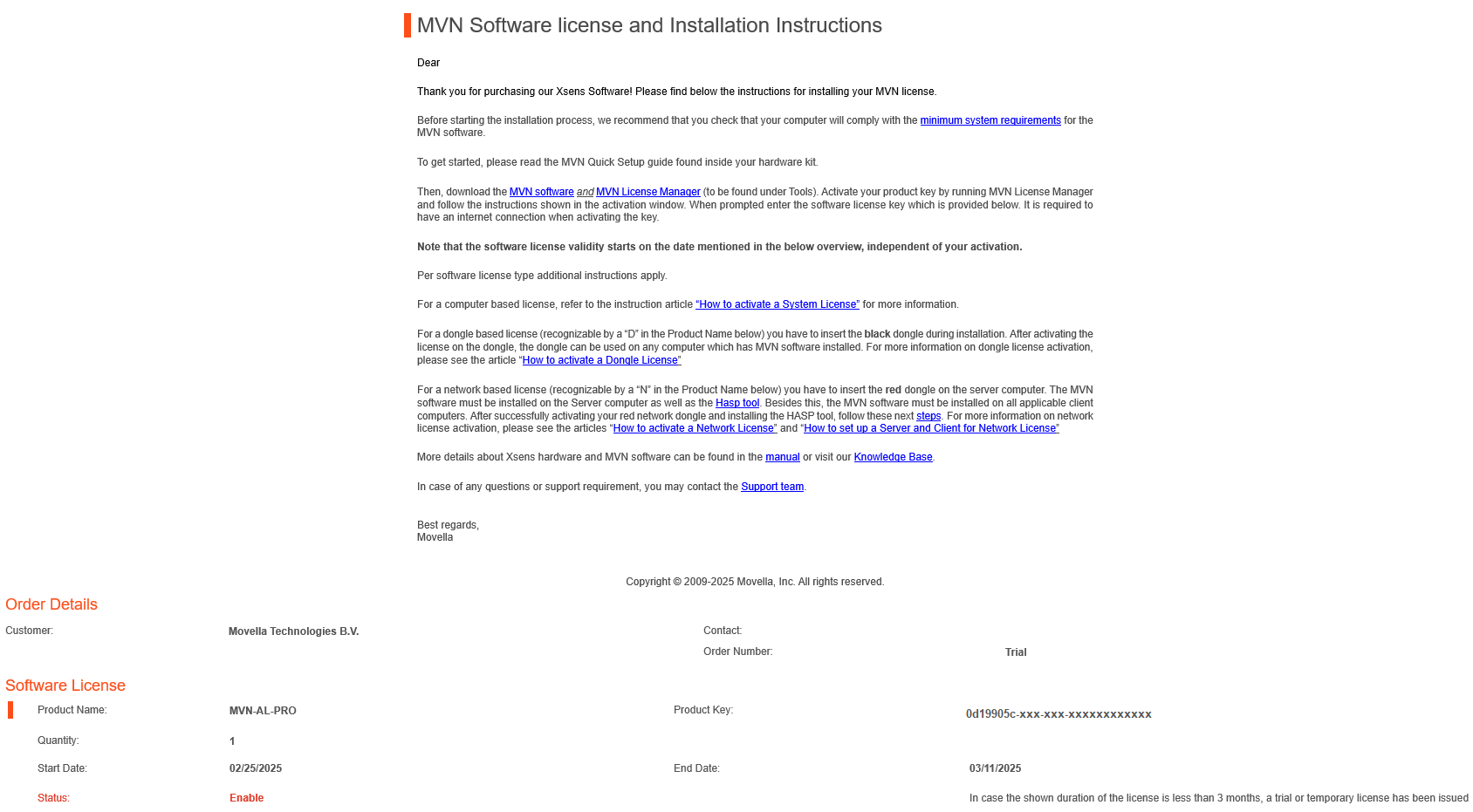How to activate a Dongle License